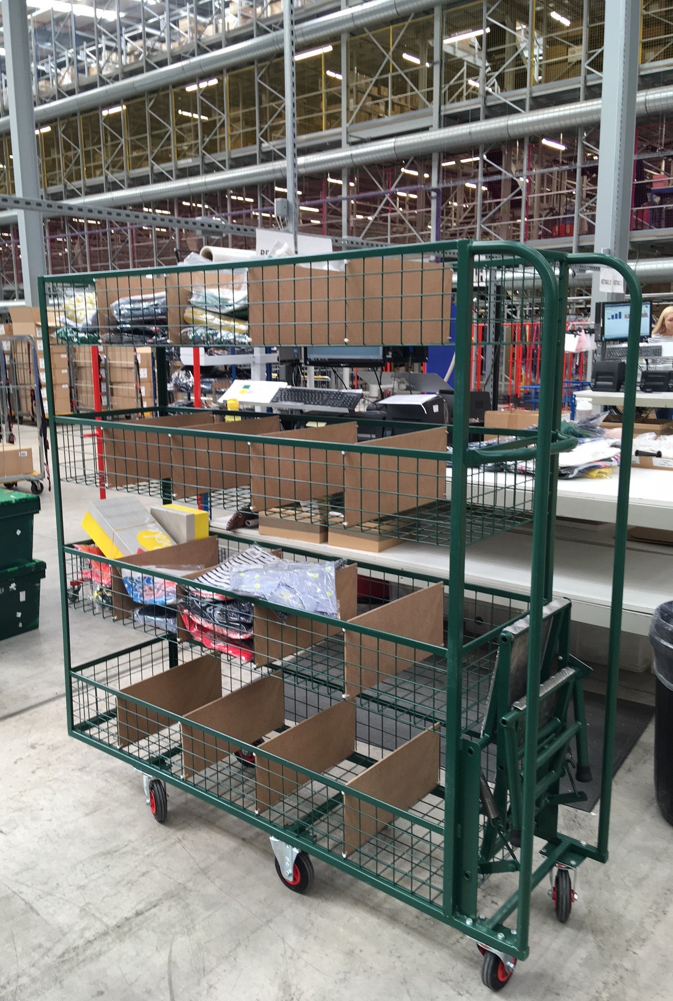 Bespoke Warehouse Picking Trolleys | Steely Products
