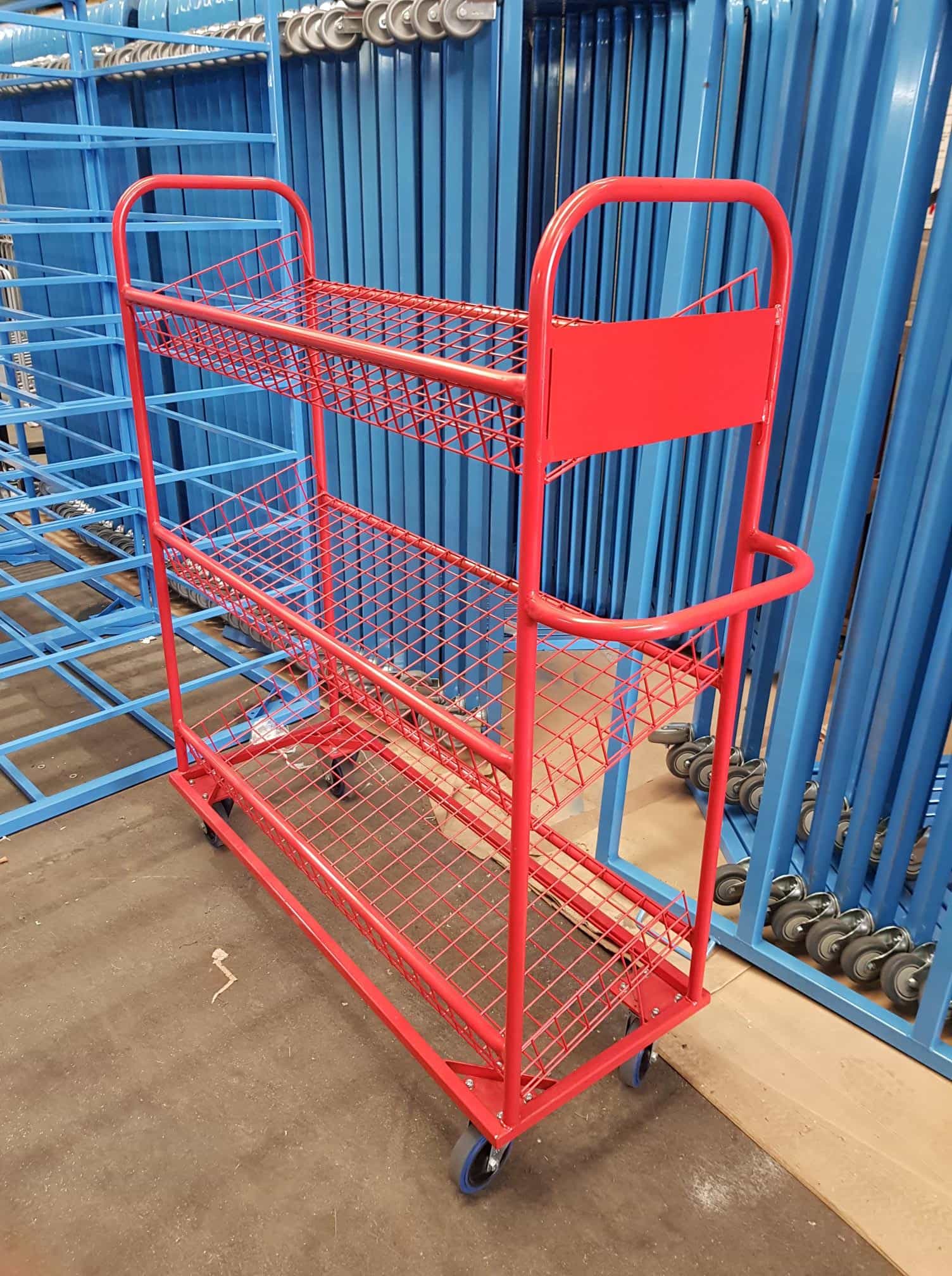 Bespoke Warehouse Picking Trolleys | Steely Products