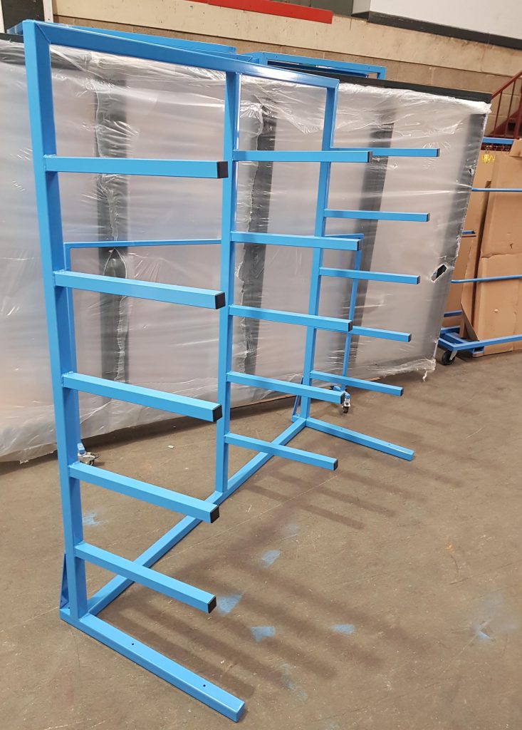 Single Sided Rack For Profile, Trim And Tube Lengths | | Steely Products